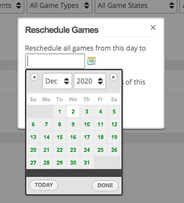 How To Cancel Or Reschedule Games – LeagueApps