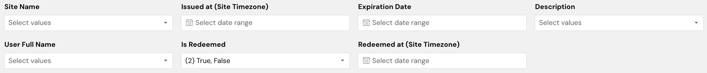 Credits Issued Report – LeagueApps
