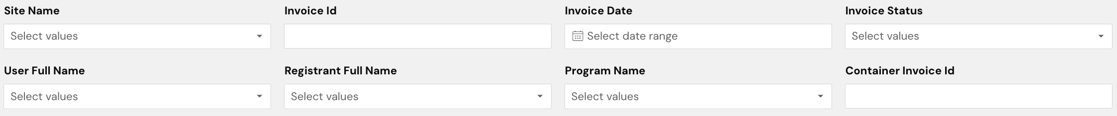 Invoices Report – LeagueApps