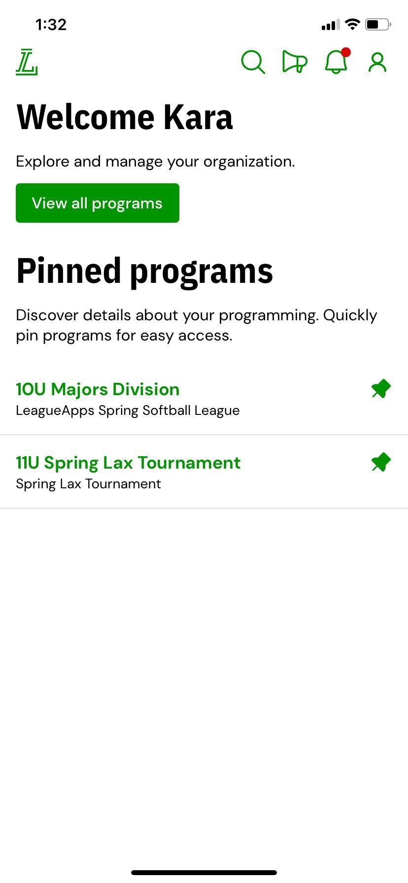 Mobile App Guide for Admin Access – LeagueApps