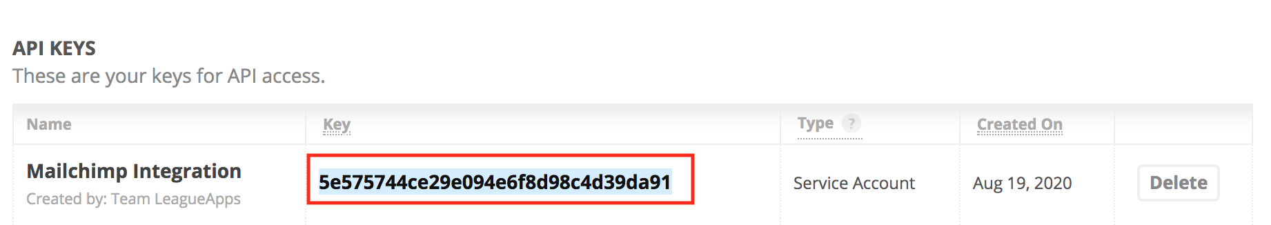 Mailchimp Integration – LeagueApps