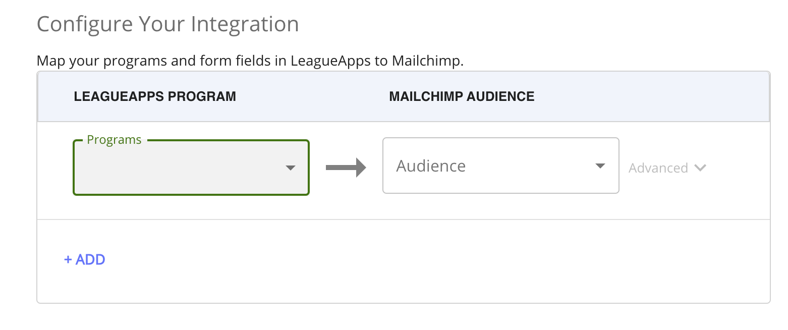 Mailchimp Integration – LeagueApps