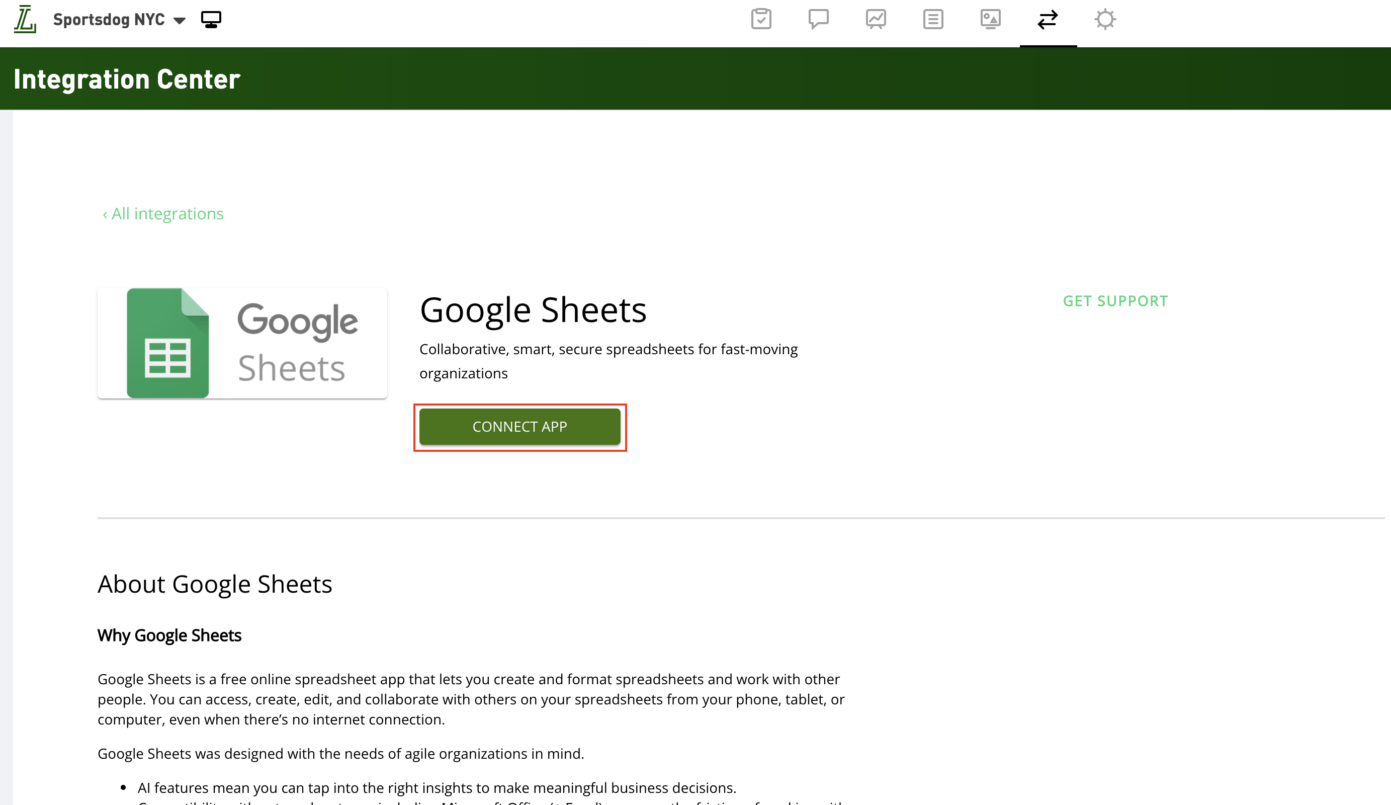Google Sheets Integration – LeagueApps