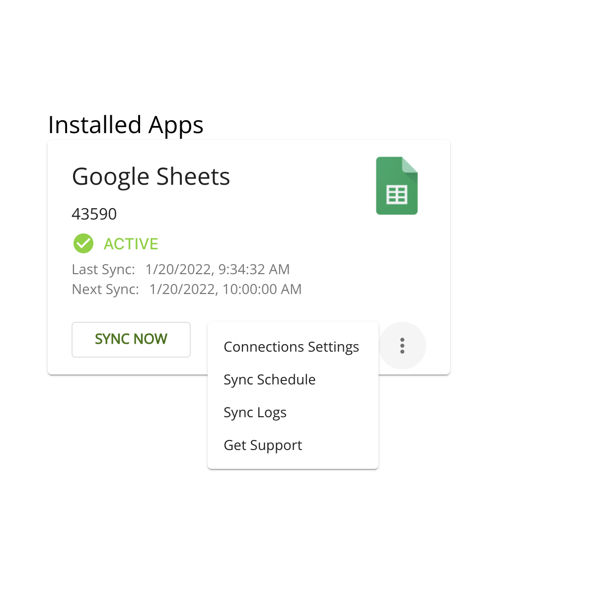 Google Sheets Integration – LeagueApps