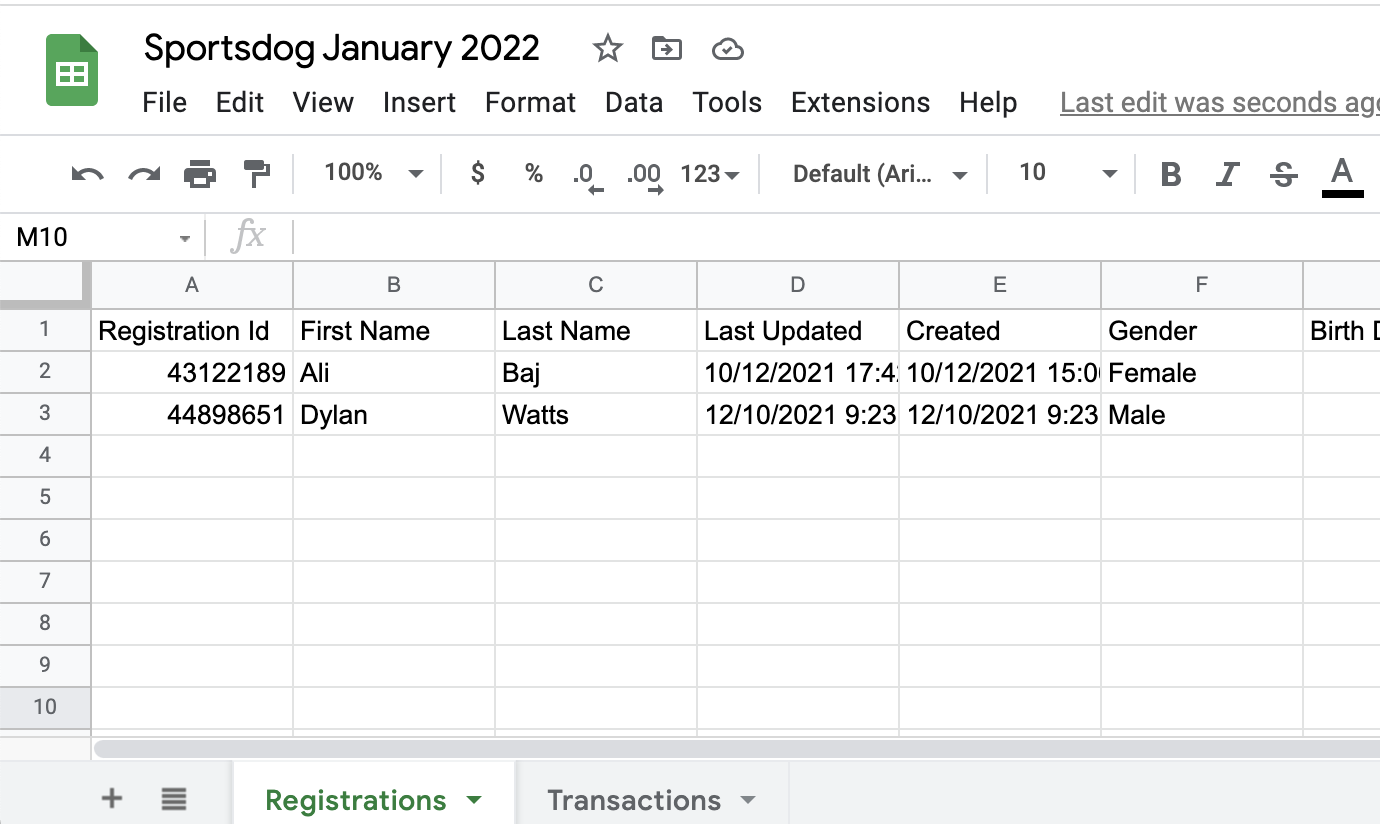 Google Sheets Integration – LeagueApps