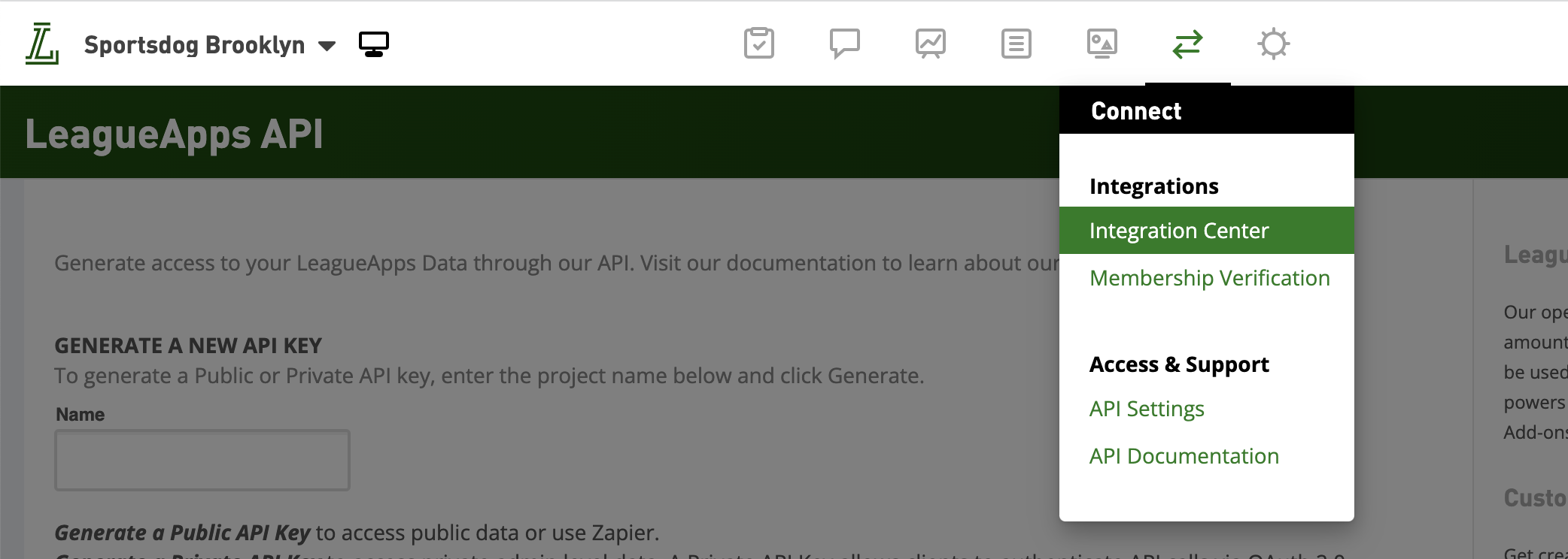 TeamGenius Integration – LeagueApps