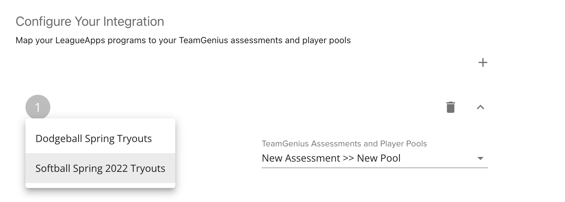 TeamGenius Integration – LeagueApps